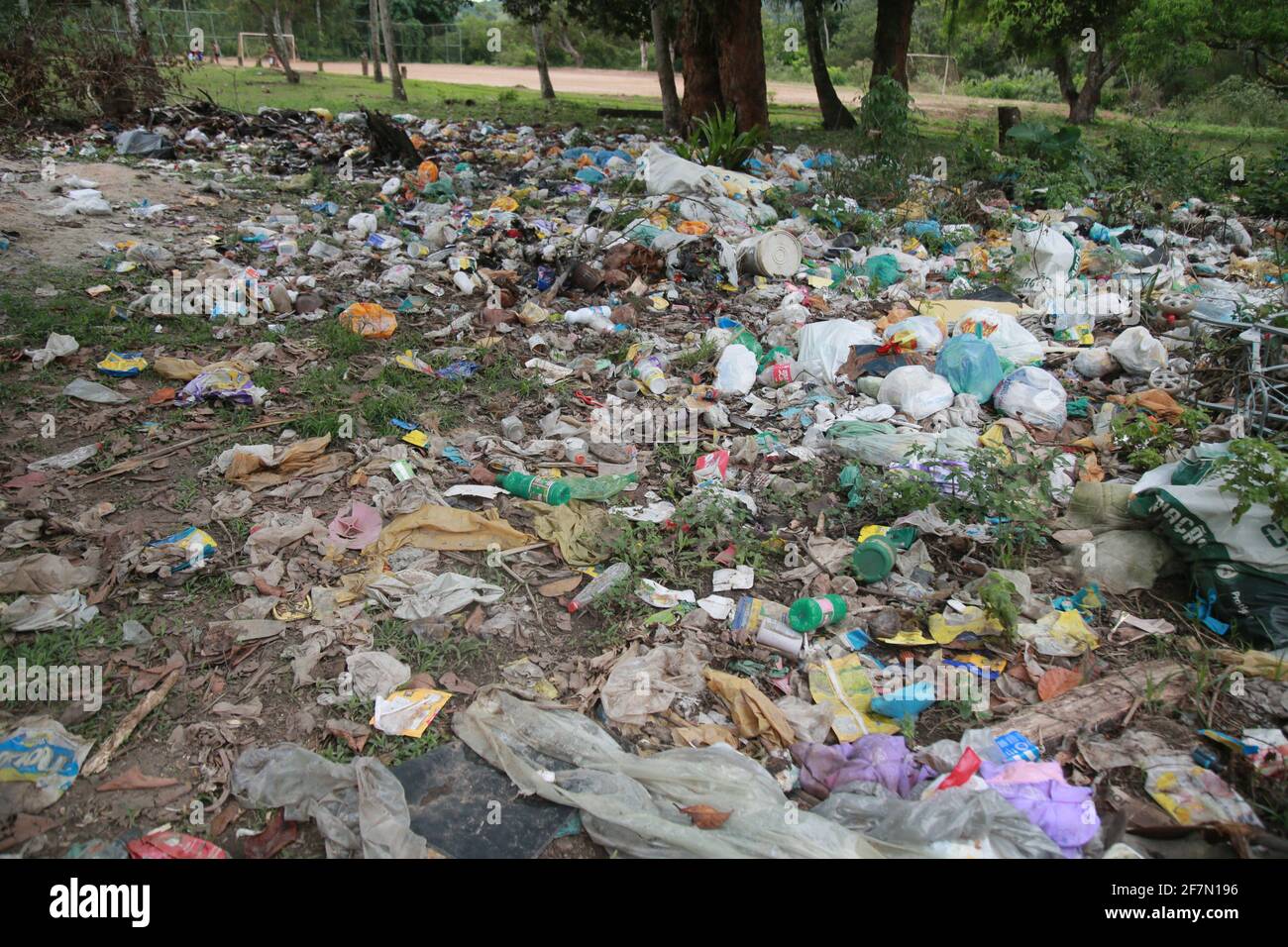 mata de sao joao, bahia / brazil - november 4, 2020: area of irregular ...