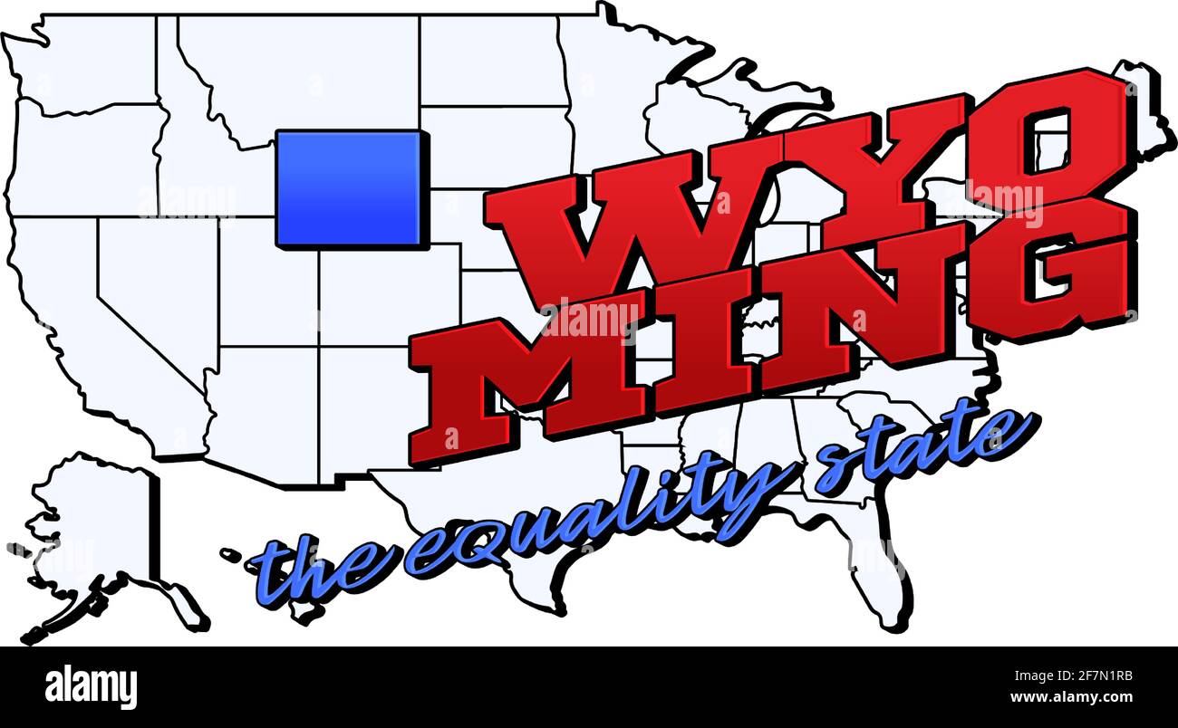 Map of banner wyoming hi-res stock photography and images - Alamy