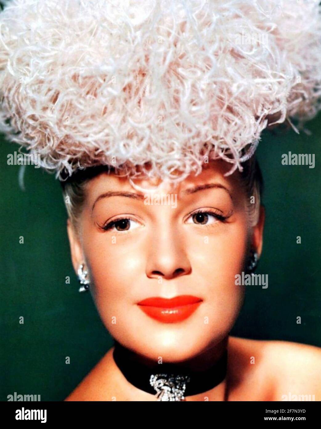 BETTY HUTTON (1921-2007) American film and stage actress and singer ...