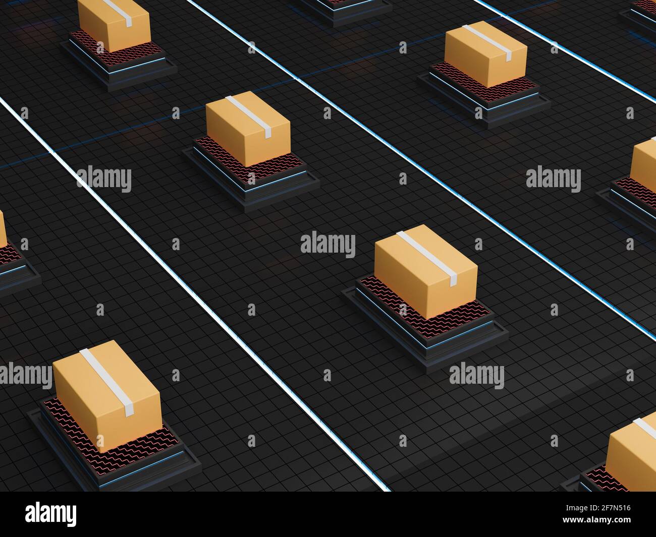 Modern postal sorting office hi-res stock photography and images - Alamy