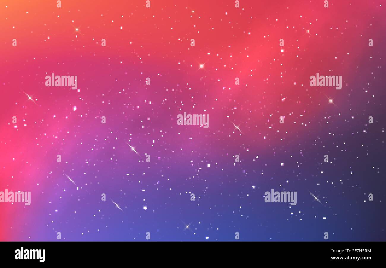 Space background with gradient texture. Bright cosmos and shining stars ...