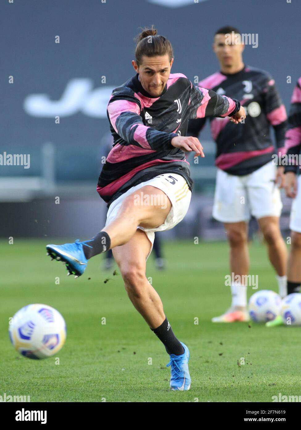 Adrien Rabiot (Juventus FC) during warm-up during Juventus FC vs SSC Napoli, Italian football ...