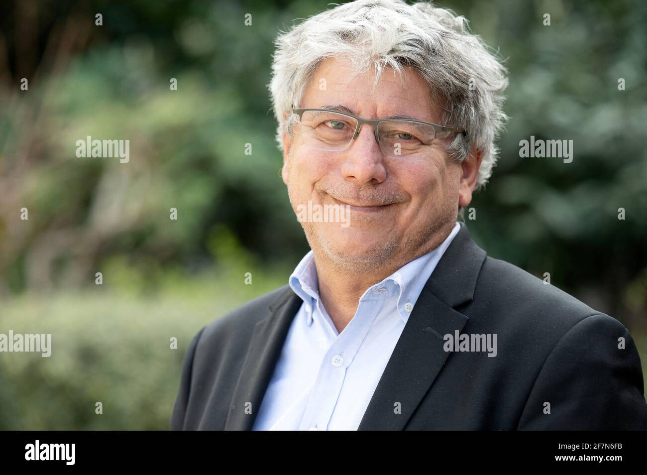 Deputy of the group La France Insoumise, Eric Coquerel poses in the ...