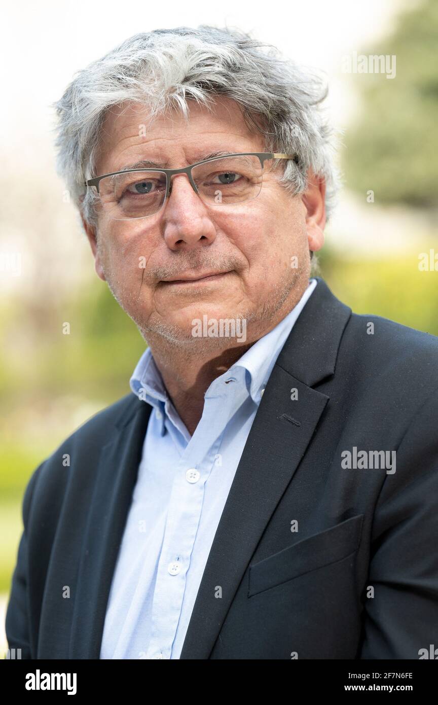 Deputy of the group La France Insoumise, Eric Coquerel poses in the ...