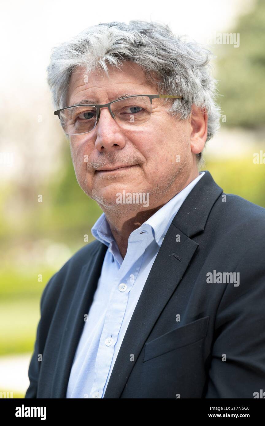 Deputy of the group La France Insoumise, Eric Coquerel poses in the ...