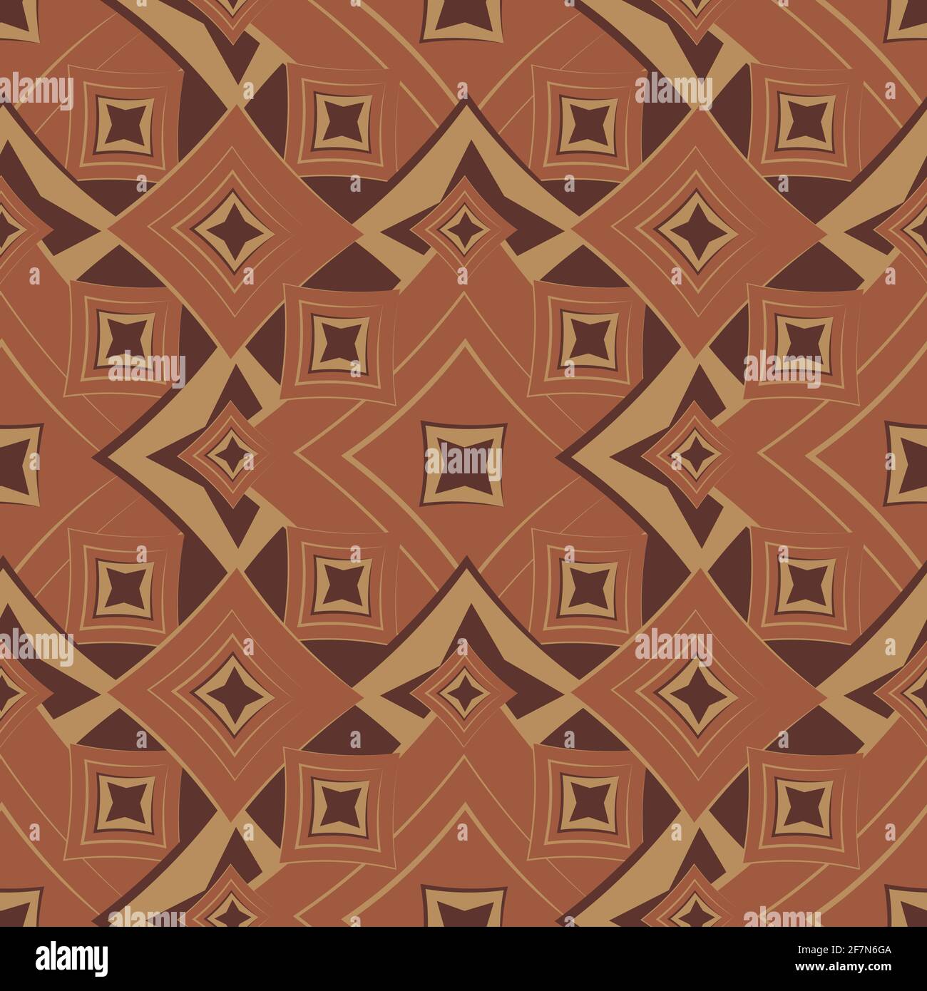 Seamless texture, pattern. Abstract geometric pattern on a square background - colored diamonds ...