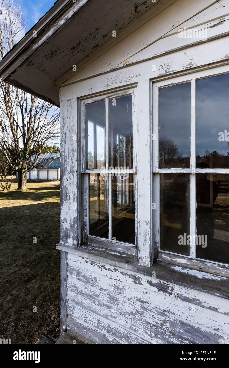 Porch on the home at the Eitzen Farm in Sleeping Bear Dunes National ...