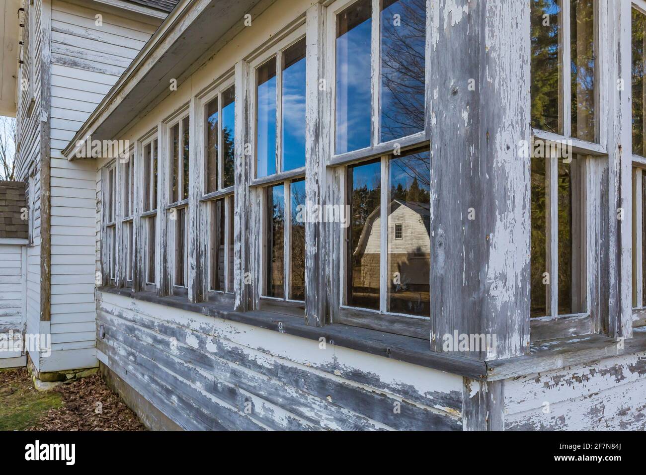 Porch on the home at the Eitzen Farm in Sleeping Bear Dunes National ...
