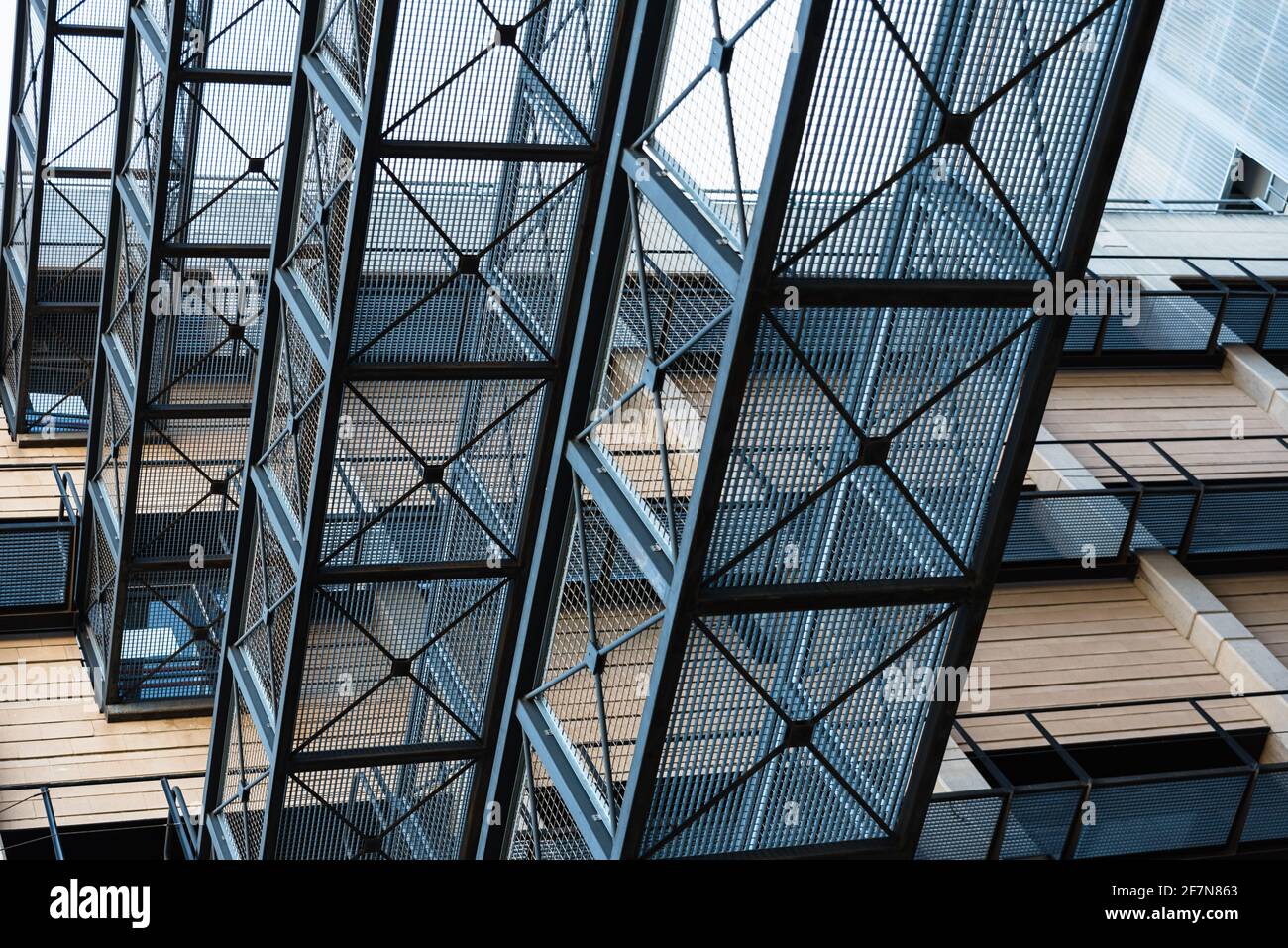 Lattice Metal Building Facade