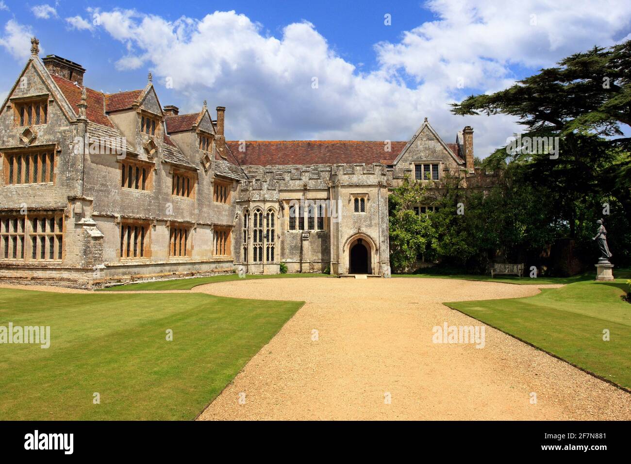 Athelhampton House in Dorset. Built in 1485 as a private family home ...
