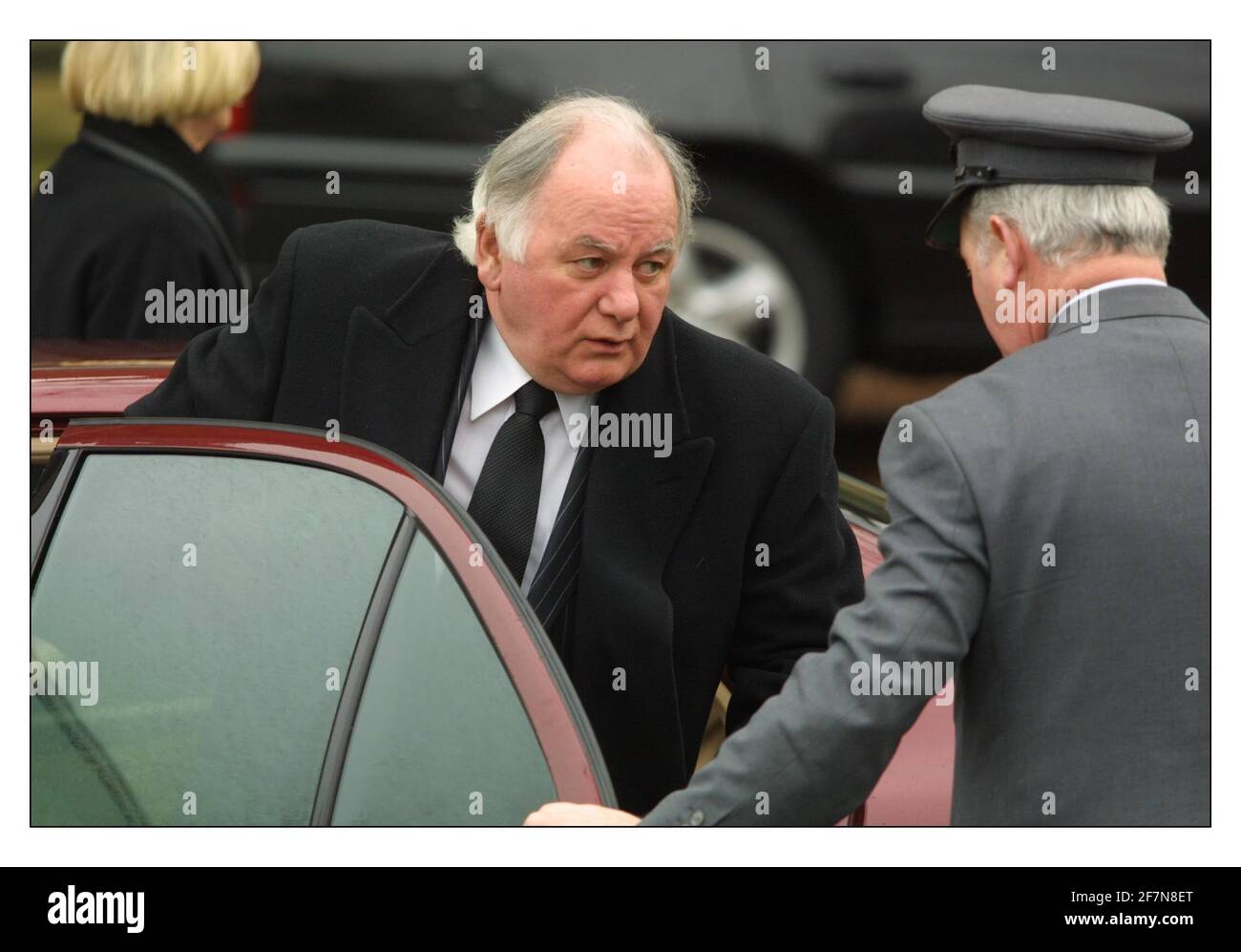 Michael Martyn arrives at the funeral of Gordon Browns daughter Jenifer ...