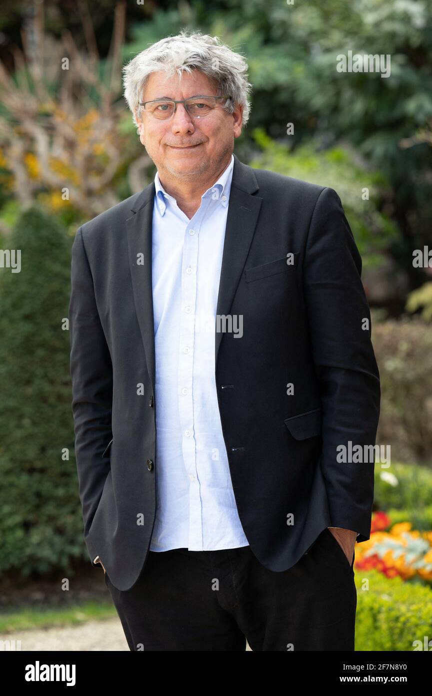 Deputy of the group La France Insoumise, Eric Coquerel poses in the ...
