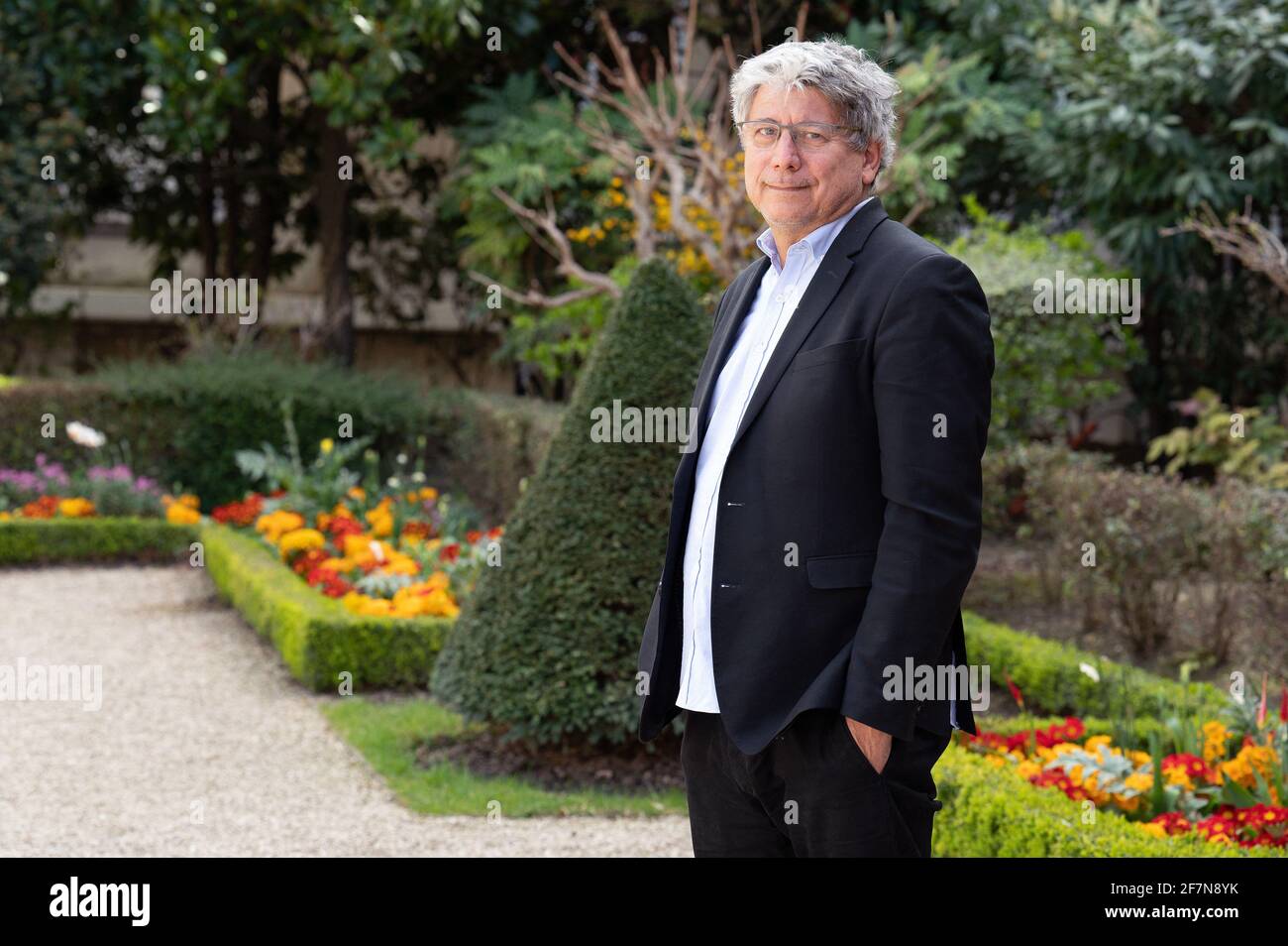Deputy of the group La France Insoumise, Eric Coquerel poses in the ...