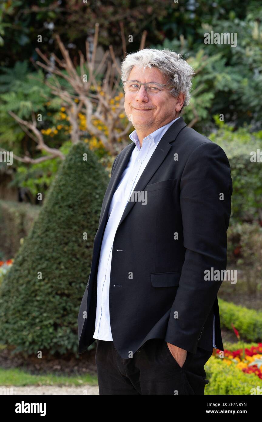 Deputy of the group La France Insoumise, Eric Coquerel poses in the ...