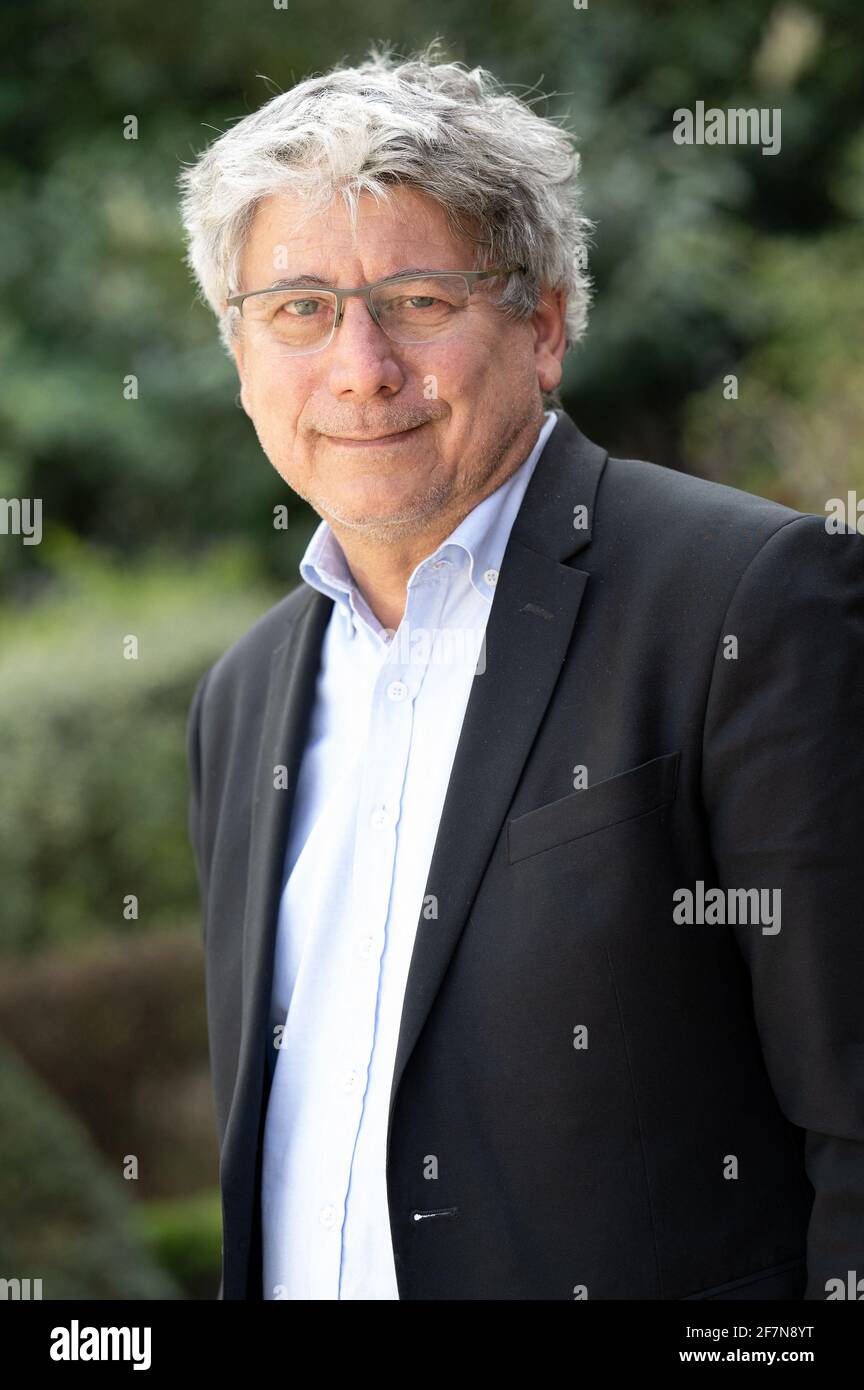Deputy of the group La France Insoumise, Eric Coquerel poses in the ...