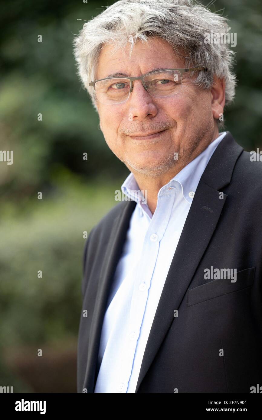 Deputy of the group La France Insoumise, Eric Coquerel poses in the ...