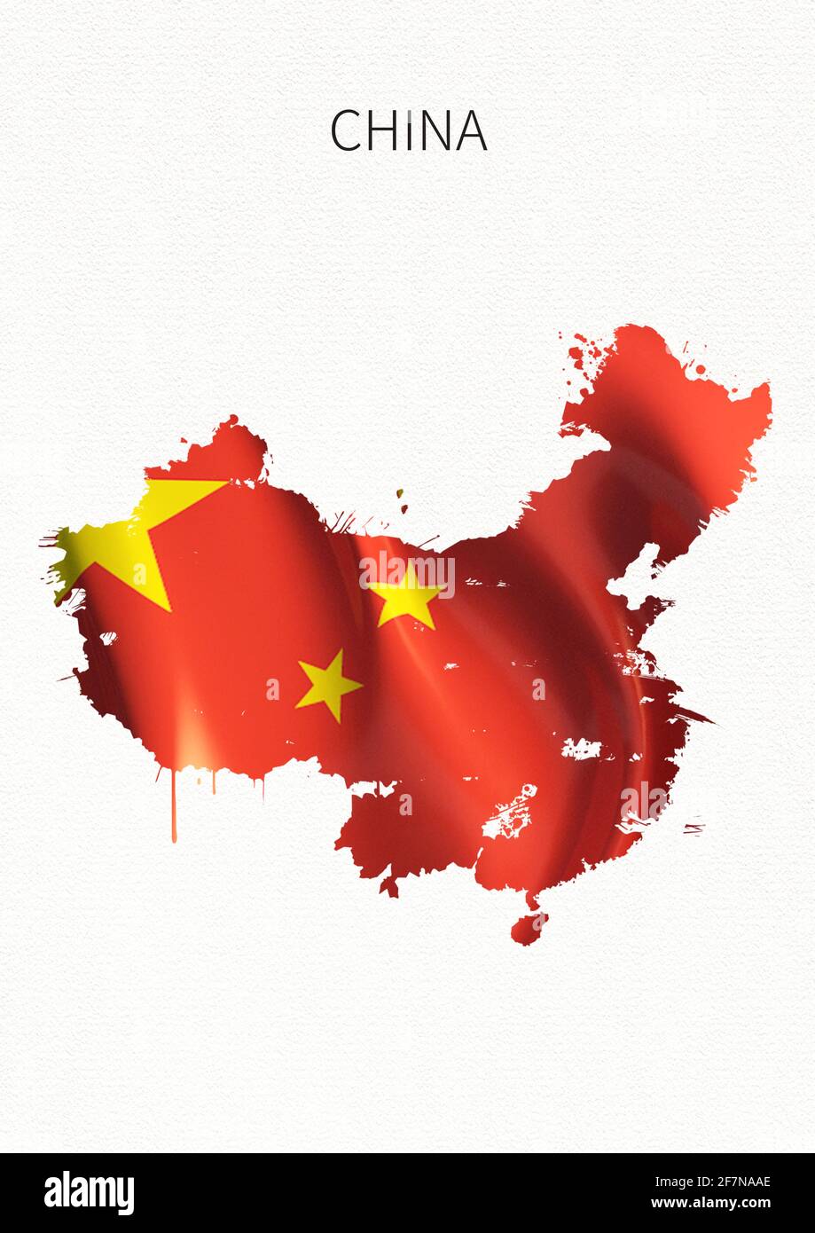 China map design chinese symbols hi-res stock photography and images ...
