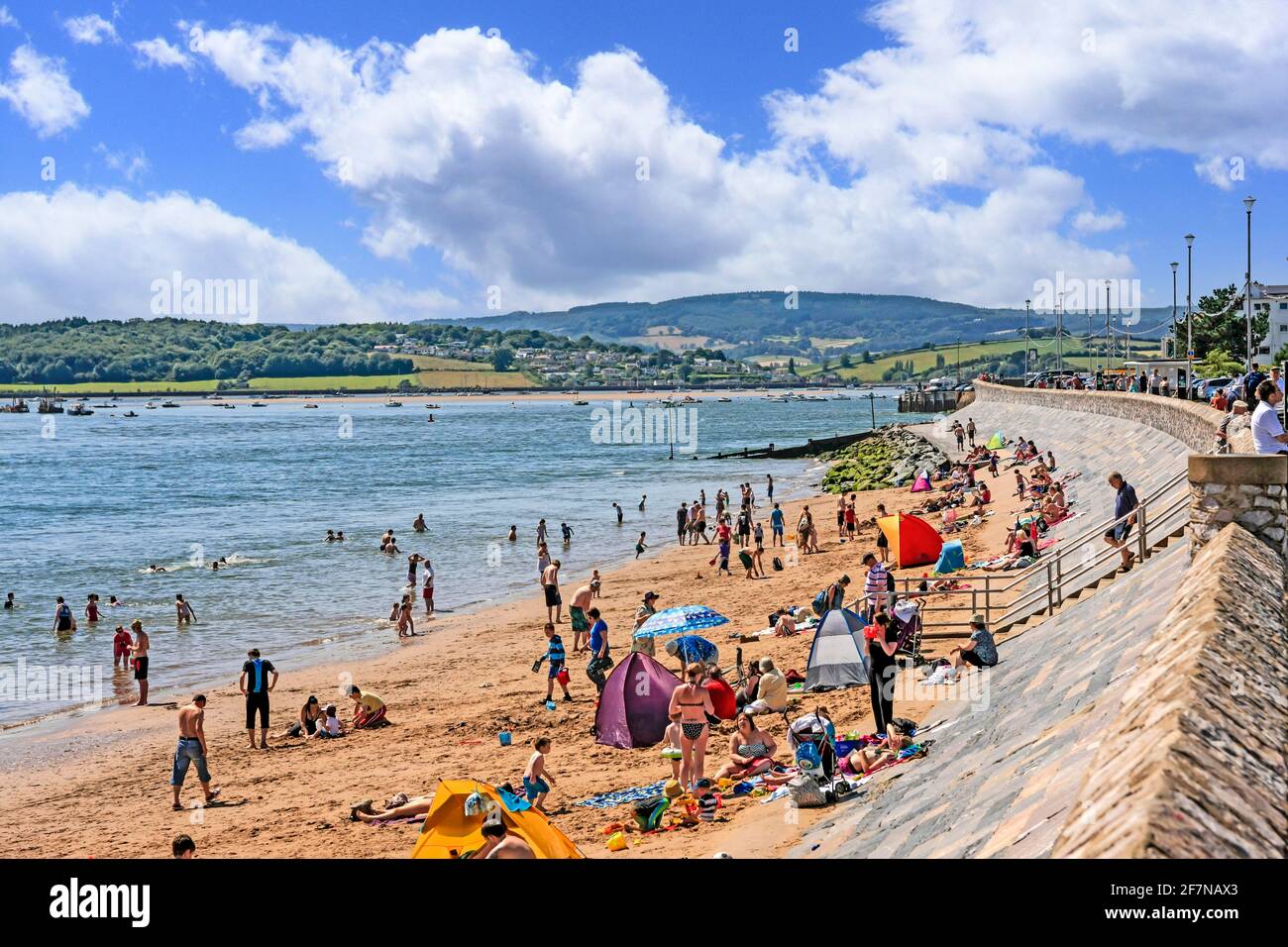 Exmouth beach east devon uk hi-res stock photography and images - Alamy