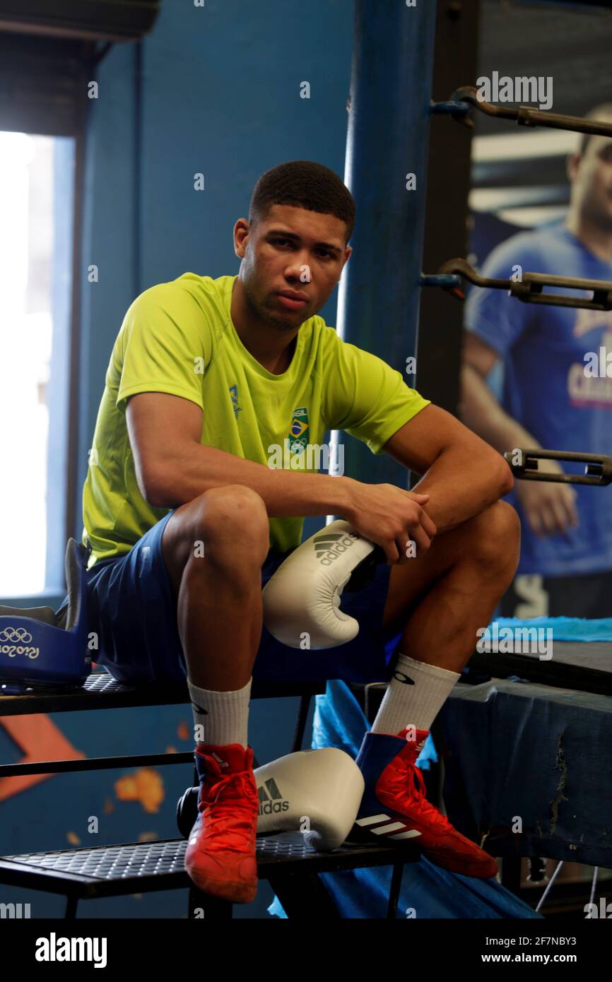 salvador, bahia / brazil - september 26, 2019: Hebert Sousa, boxing ...