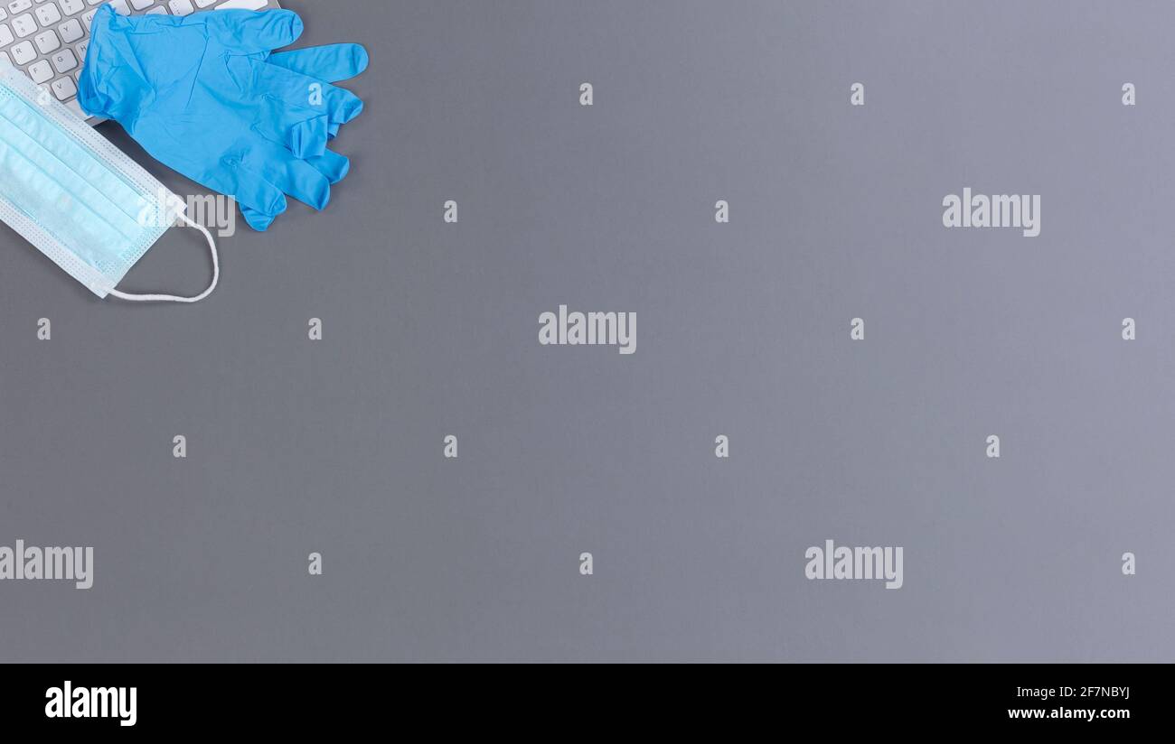 Back to work or school concept during the coronavirus or Covid 19 ...