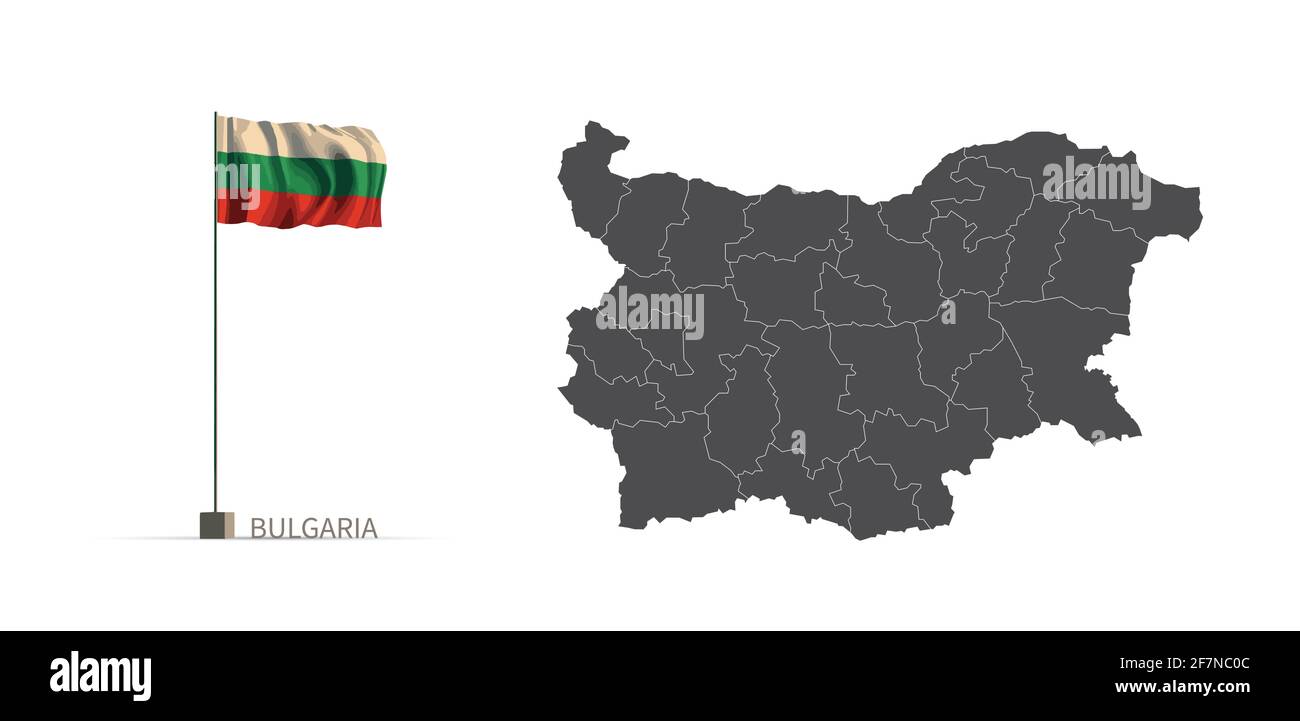 Bulgaria detailed country map Stock Vector Images - Alamy