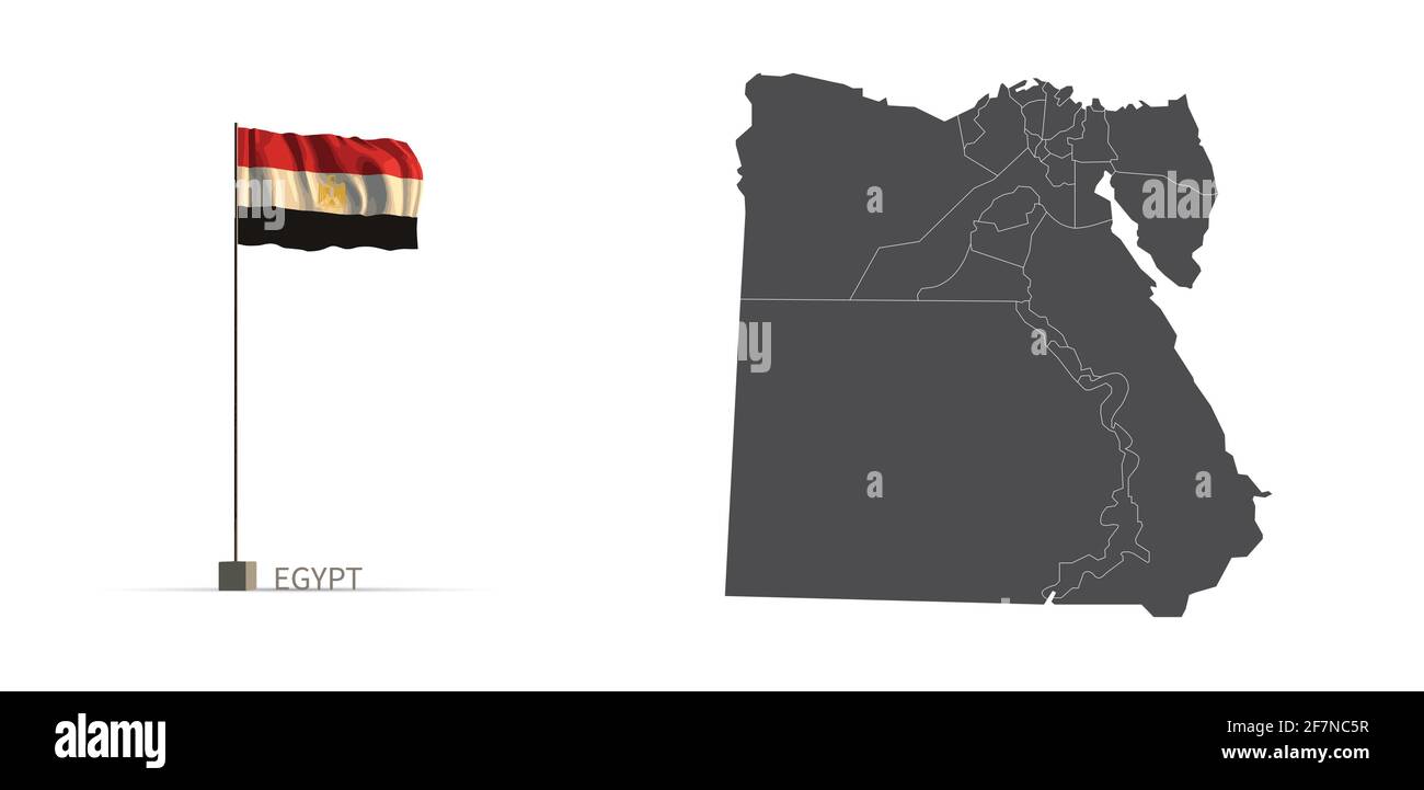 Egypt outline map hi-res stock photography and images - Alamy