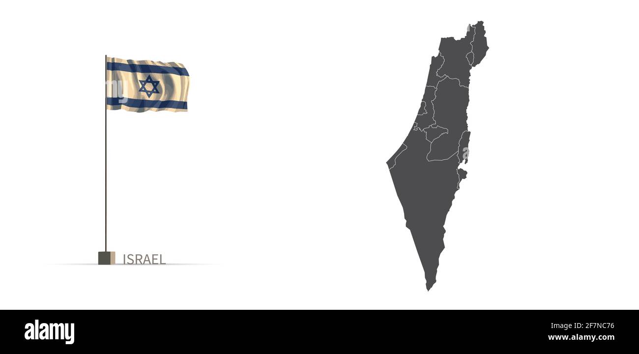 Map of israel map hi-res stock photography and images - Alamy