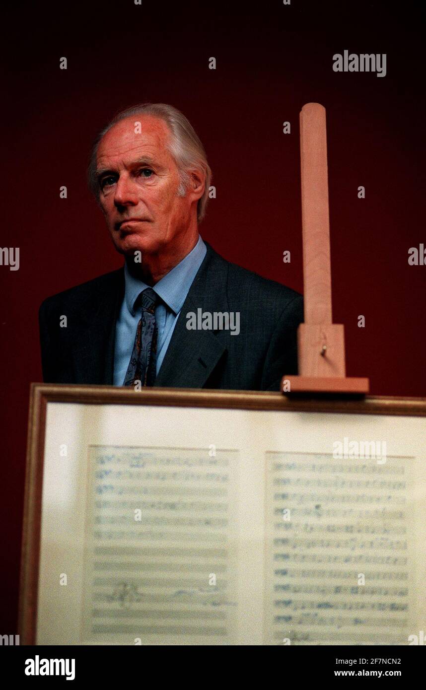 Sir George Martin with platinum award that was presented to Elton John ...