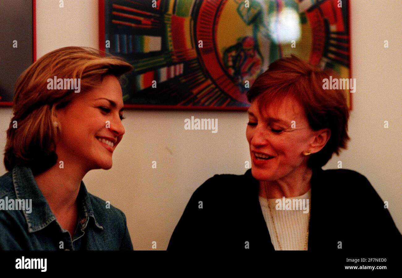 Amy and Cathy Eldon mother and daughter at the Freedom Forum where they ...