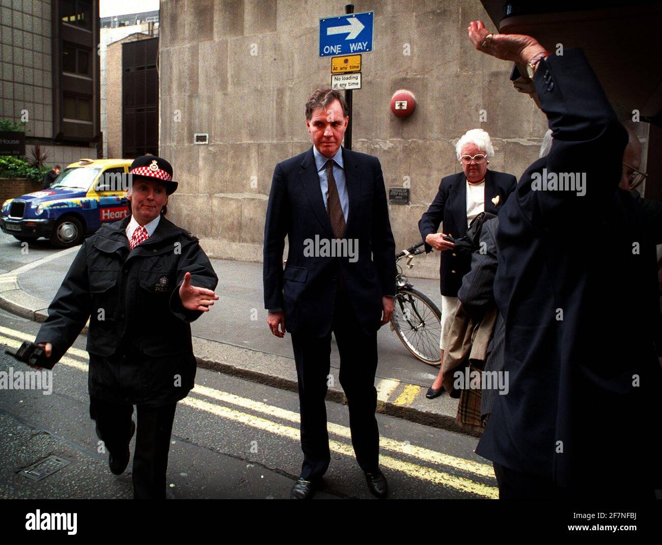 Jonathan Aitken arrives at the Old Bailey June 1999Aitken Former ...