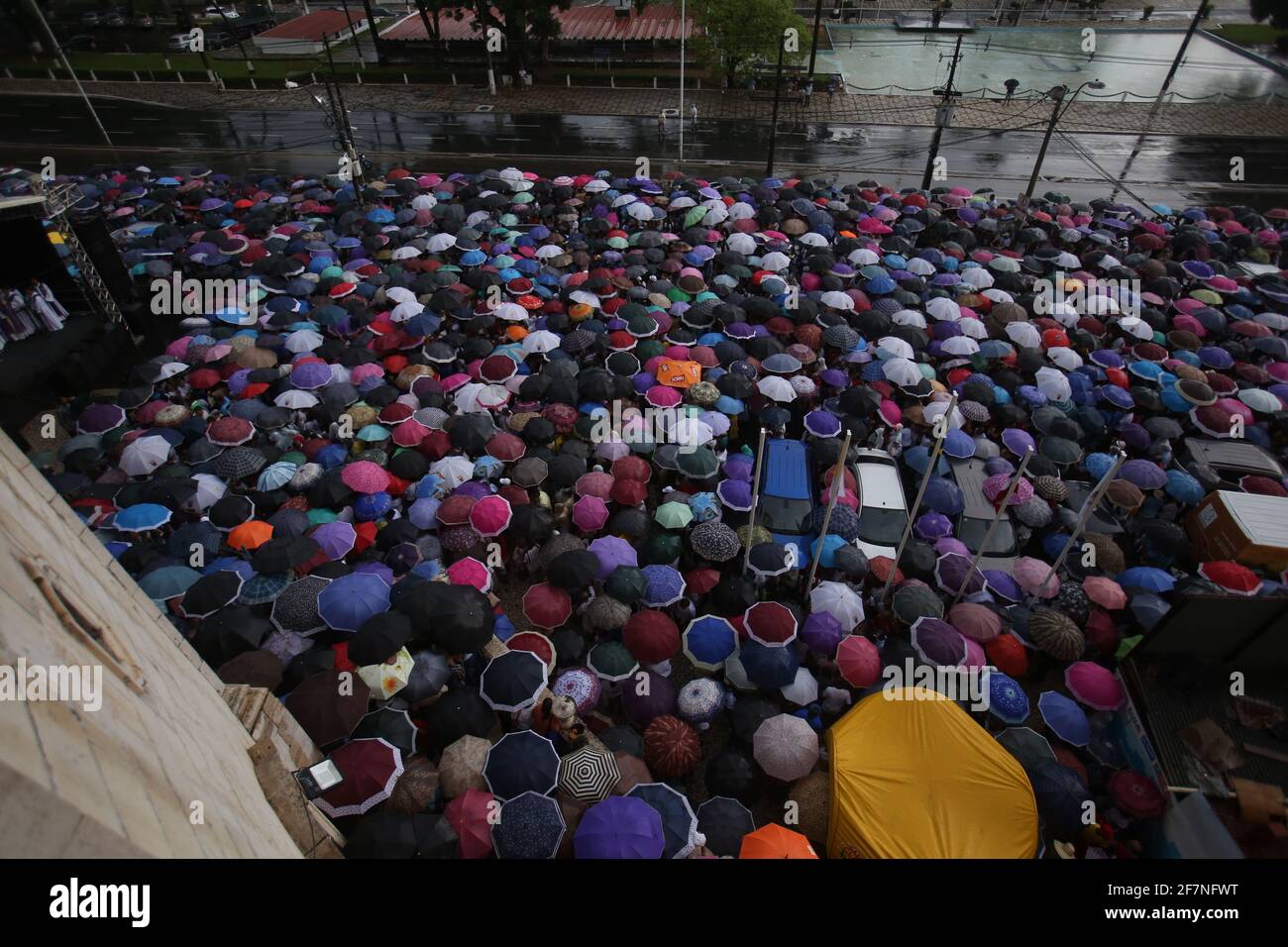 salvador, bahia / brazil - march 24, 2019: Catholics perform the ...