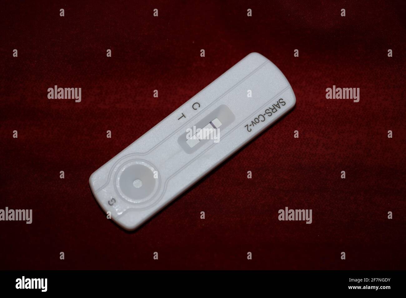 Corona virus positive test close up background modern medical covid-19 ...