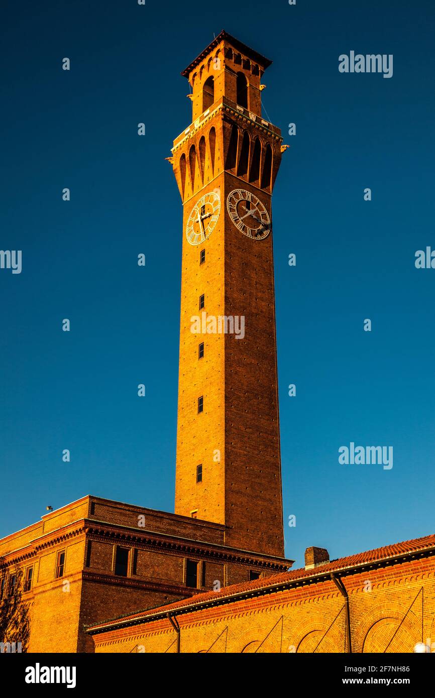 Union Station Clocktower Waterbury, Connecticut, USA Stock Photo - Alamy