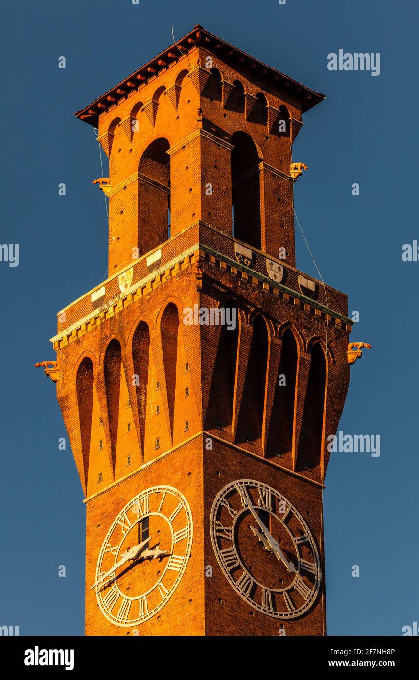 Union Station Clocktower Waterbury, Connecticut, USA Stock Photo - Alamy