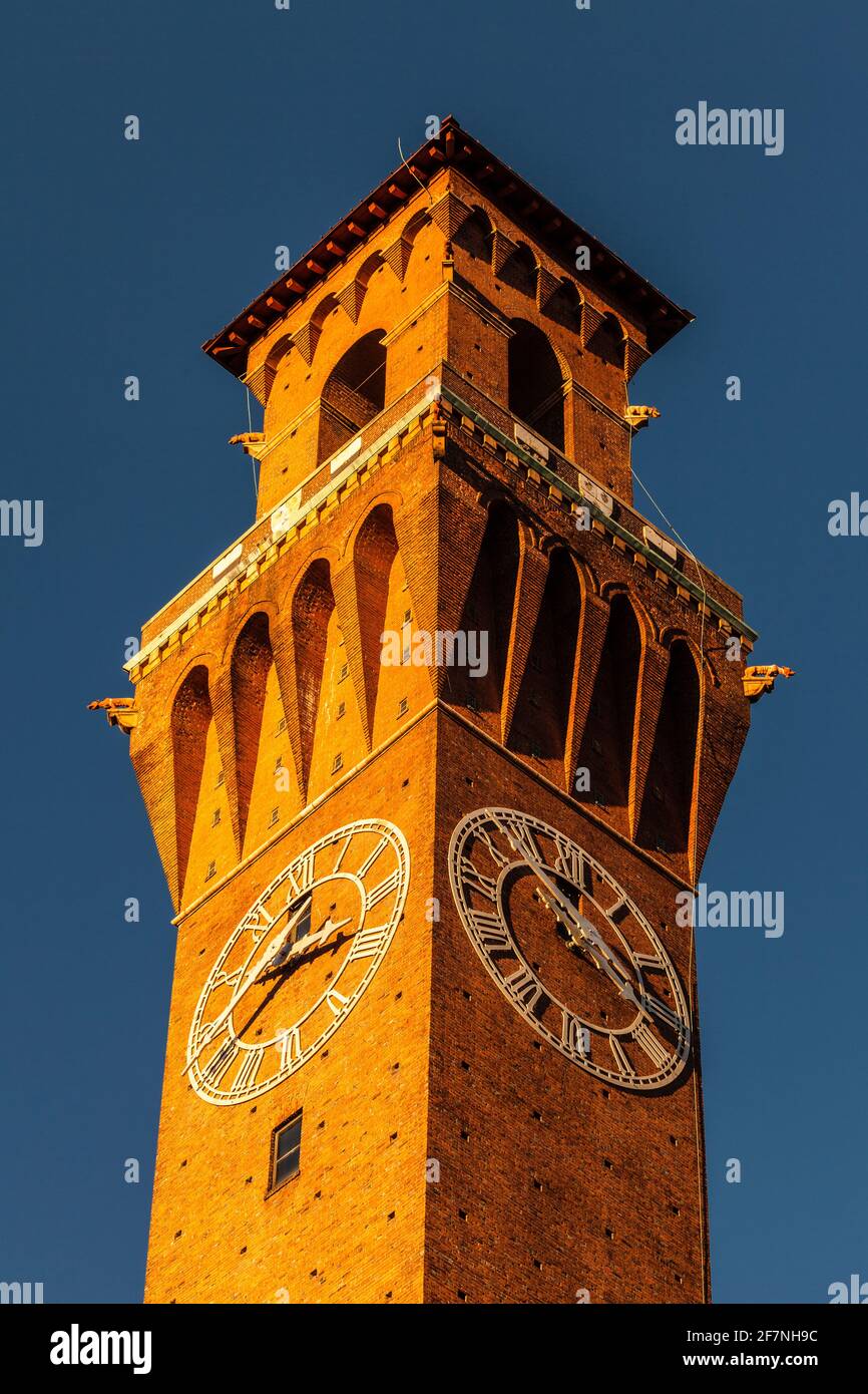Union Station Clocktower Waterbury, Connecticut, USA Stock Photo - Alamy