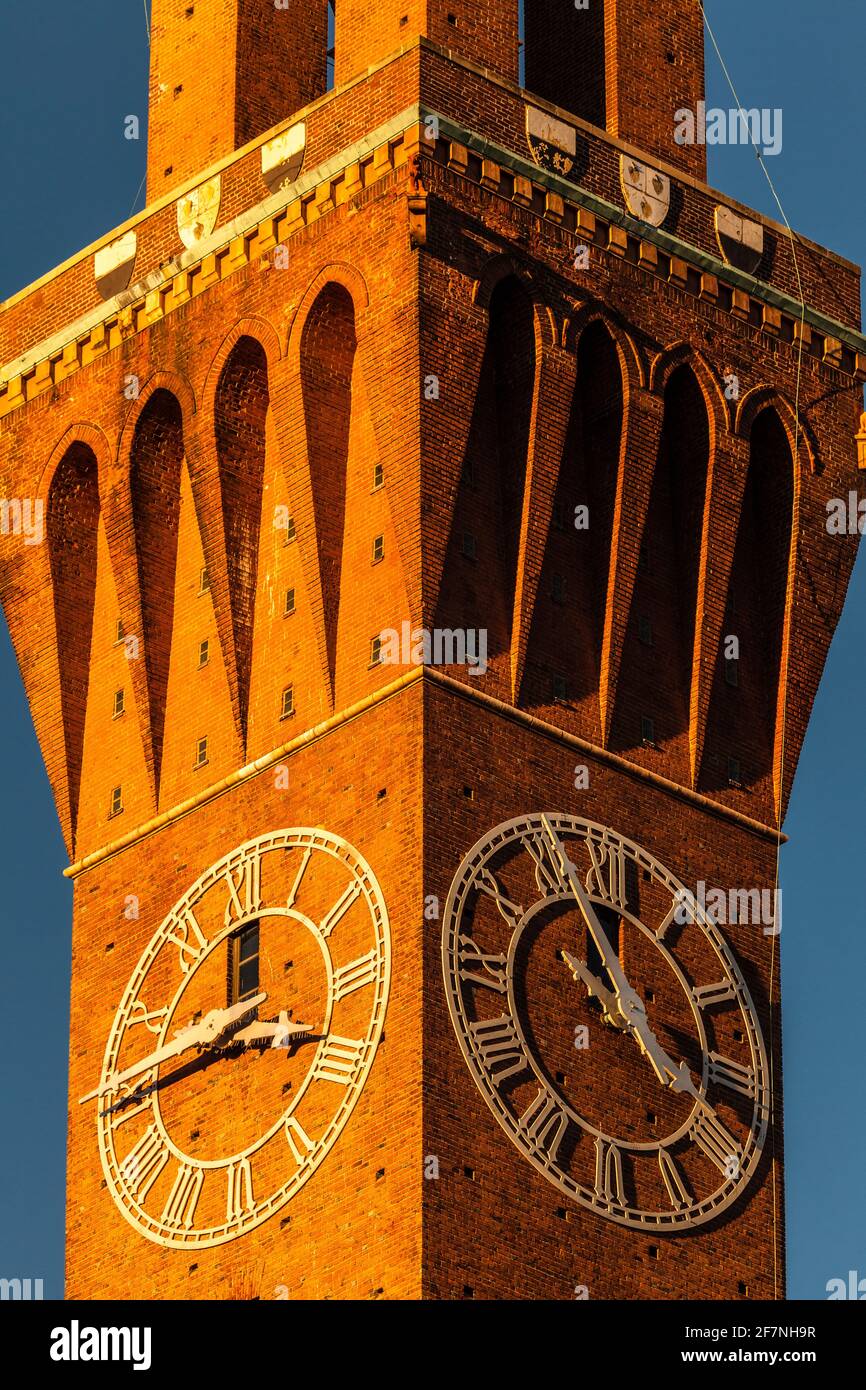Union Station Clocktower Waterbury, Connecticut, USA Stock Photo - Alamy