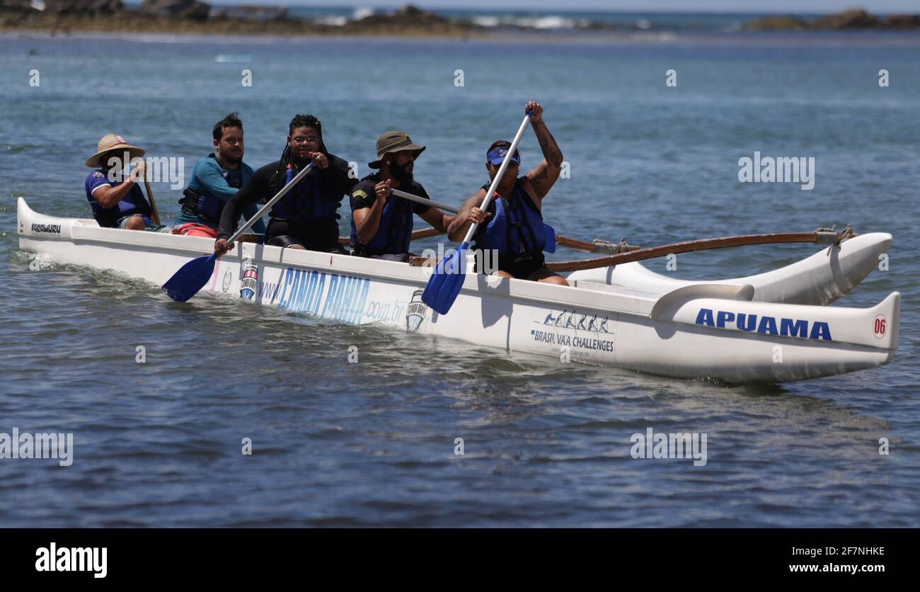 salvador, bahia / brazil - january 24, 2019: People are seen boarding ...