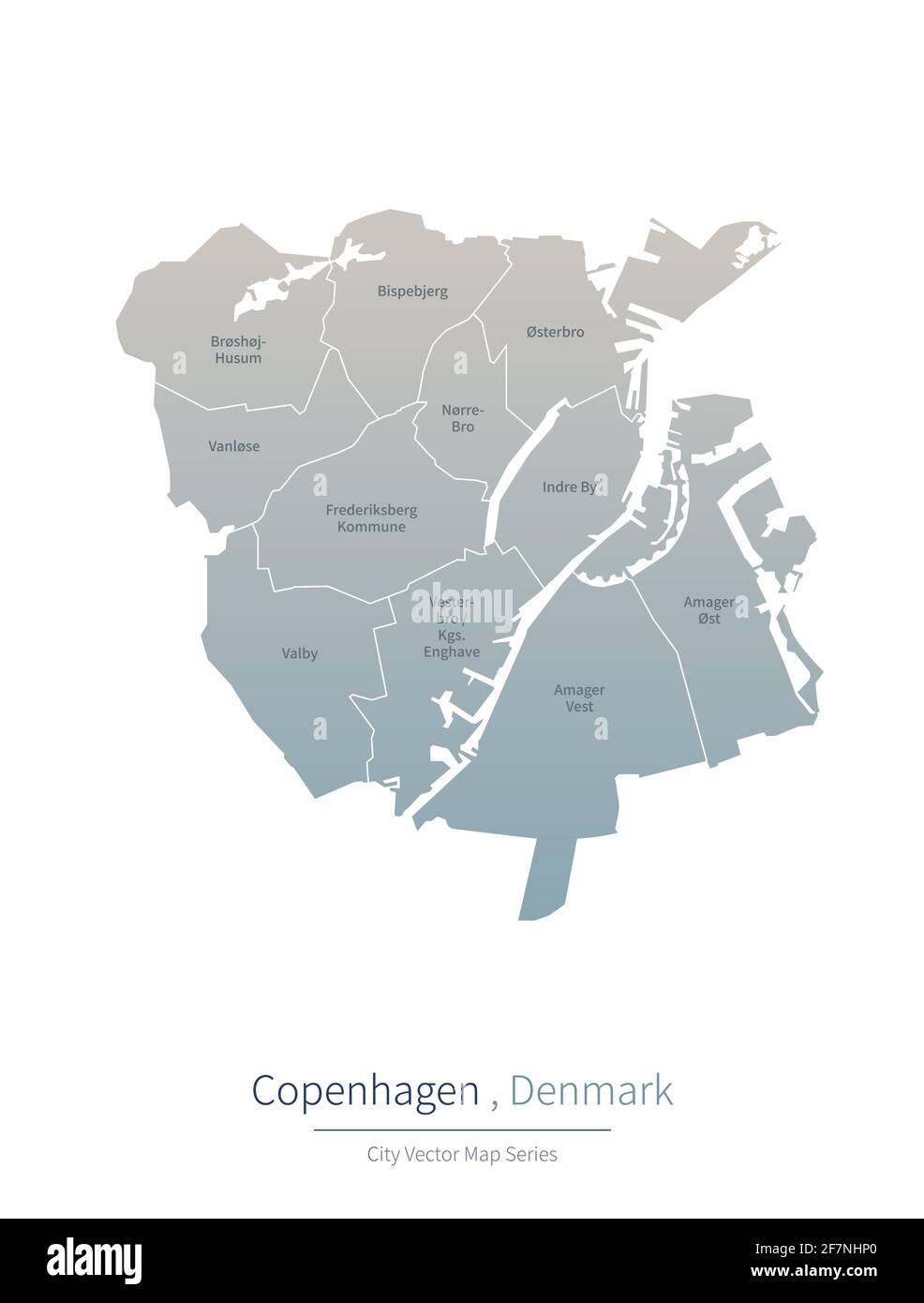 Copenhagen map hi-res stock photography and images - Alamy