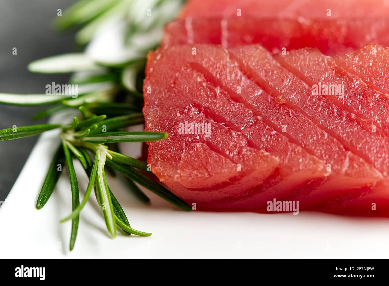 Tuna slice hi-res stock photography and images - Alamy