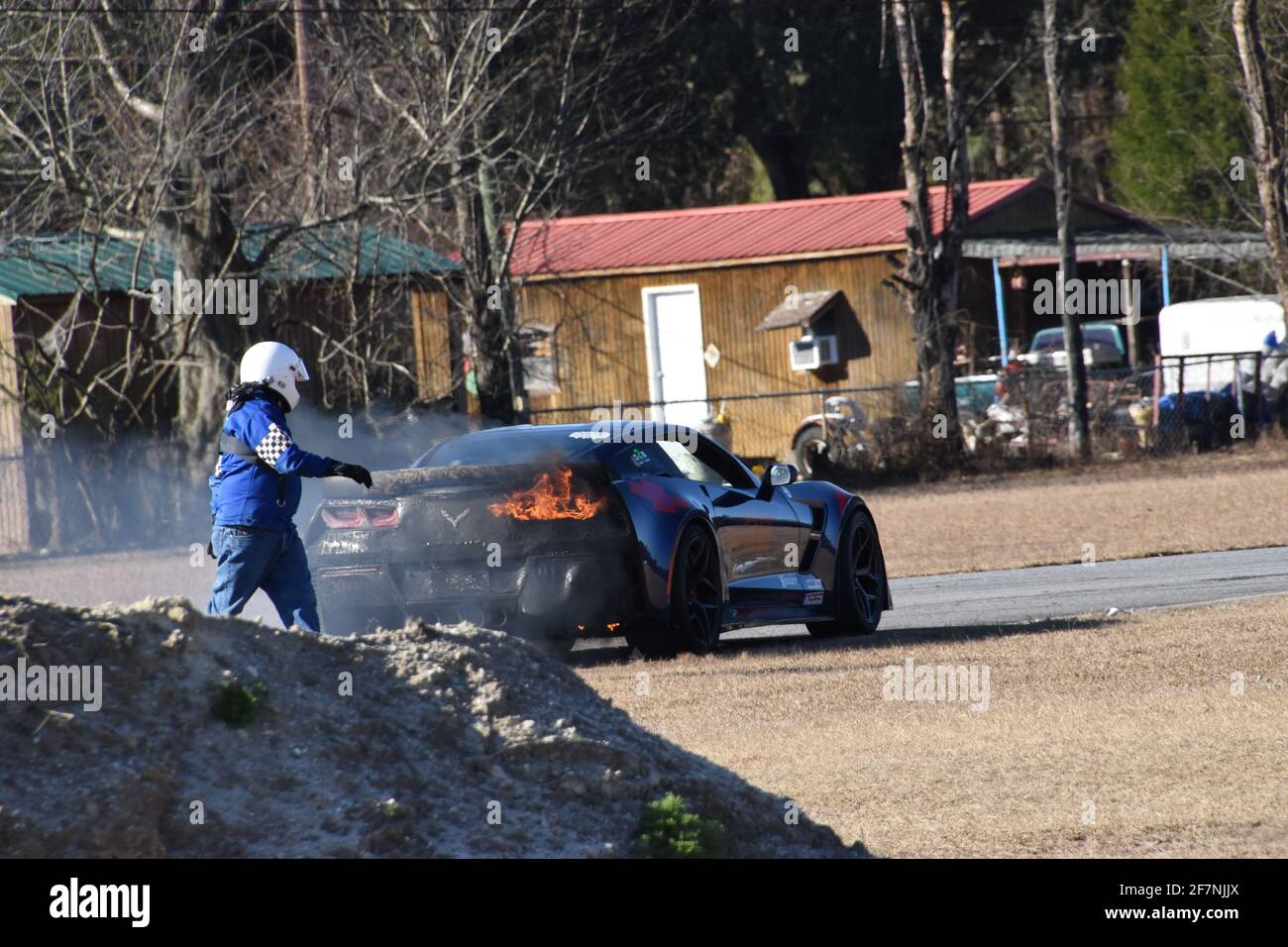 NASA racing at Roebling Road Raceway during the Winter Carnival event ...