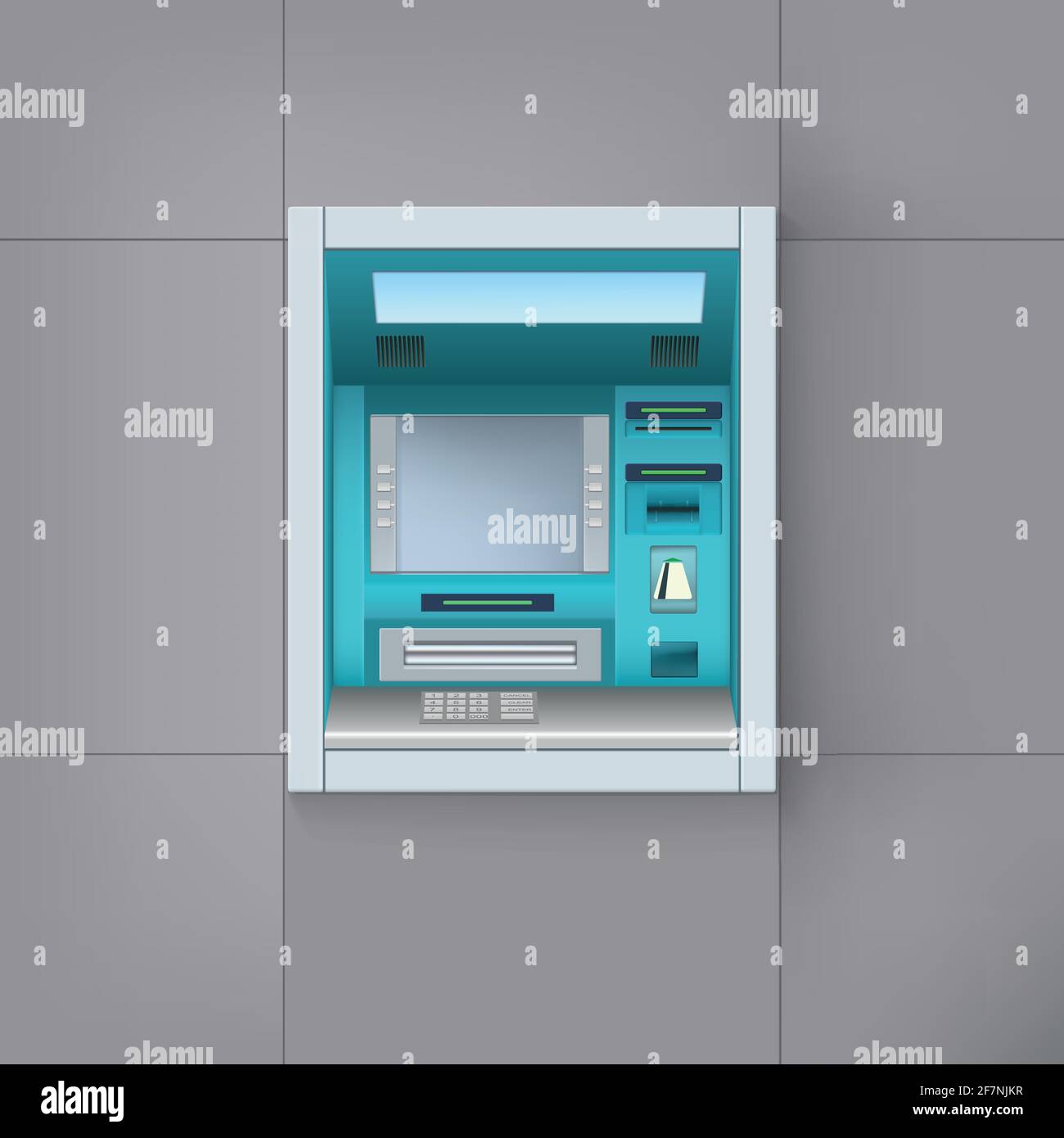 Atm machine Stock Vector Images - Alamy