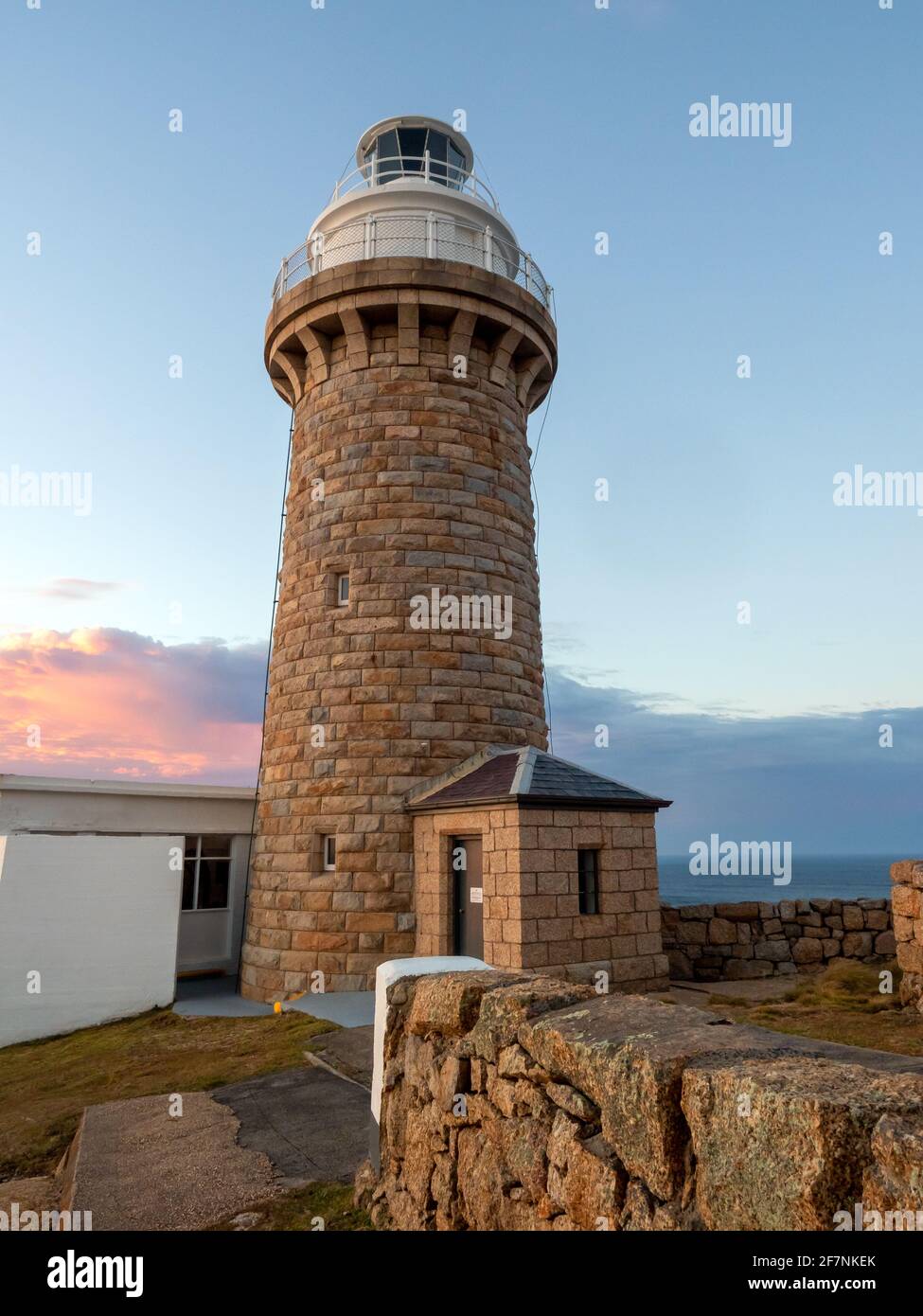 The Lighthouse at Wilsons Promontory Lightstation, Australia Stock ...