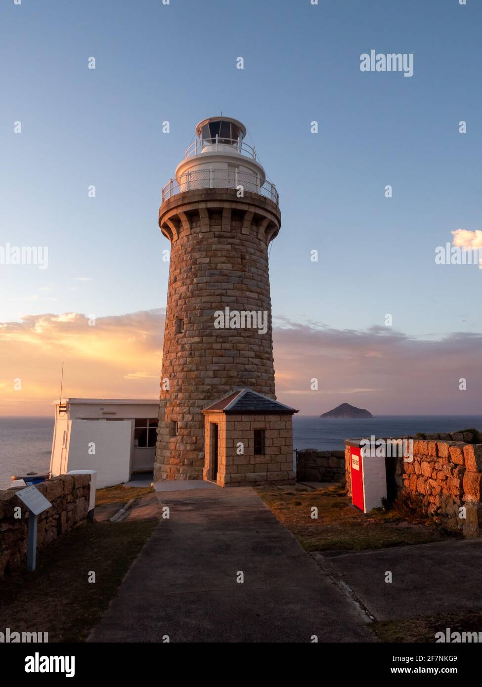 The Lighthouse at Wilsons Promontory Lightstation, Australia Stock ...