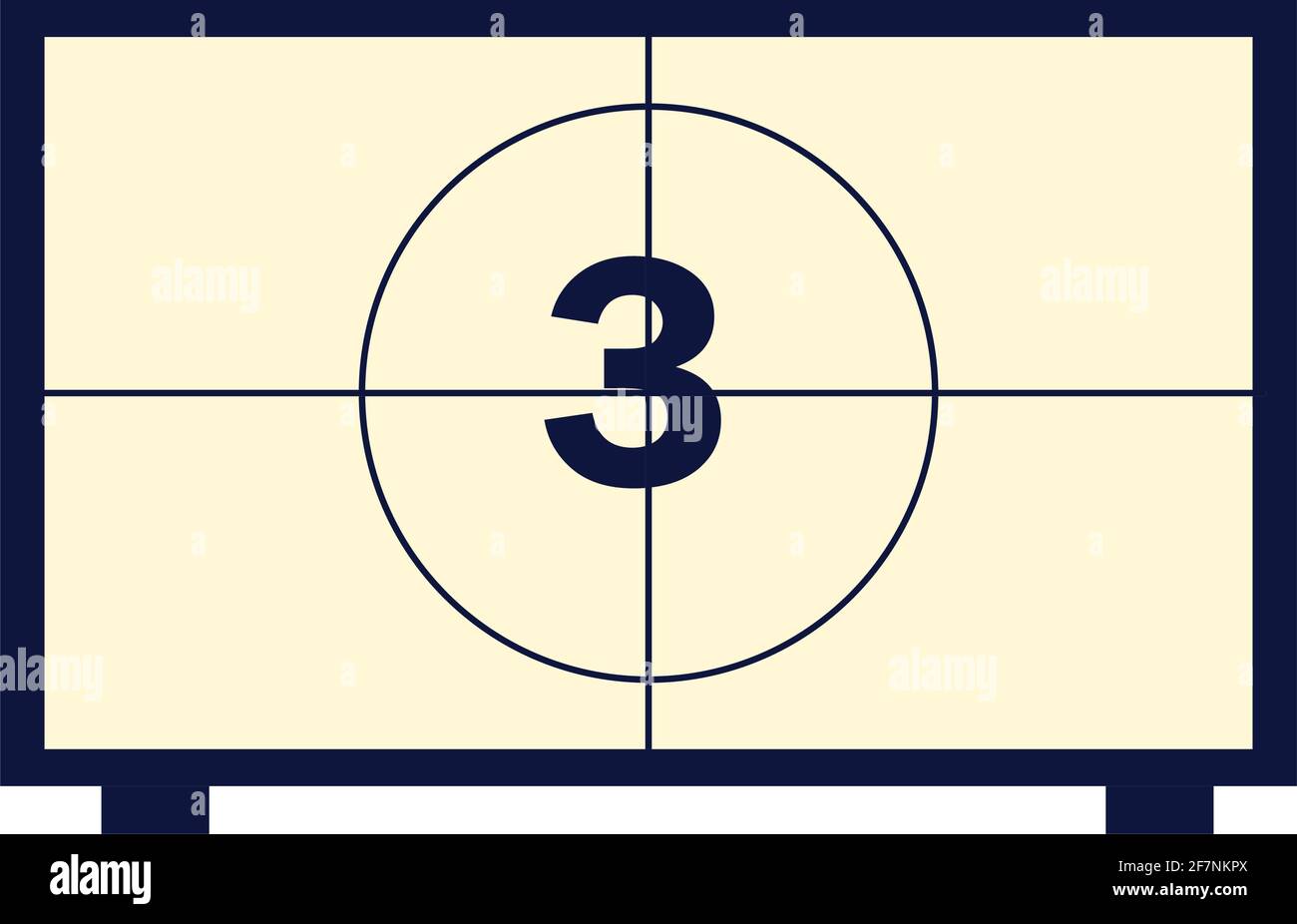 movie countdown screen Stock Vector Image & Art - Alamy