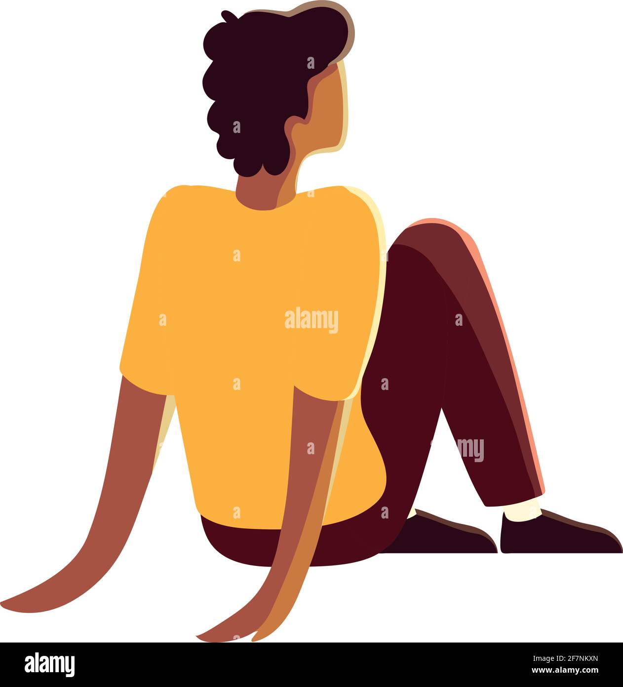 back view man Stock Vector Image & Art - Alamy