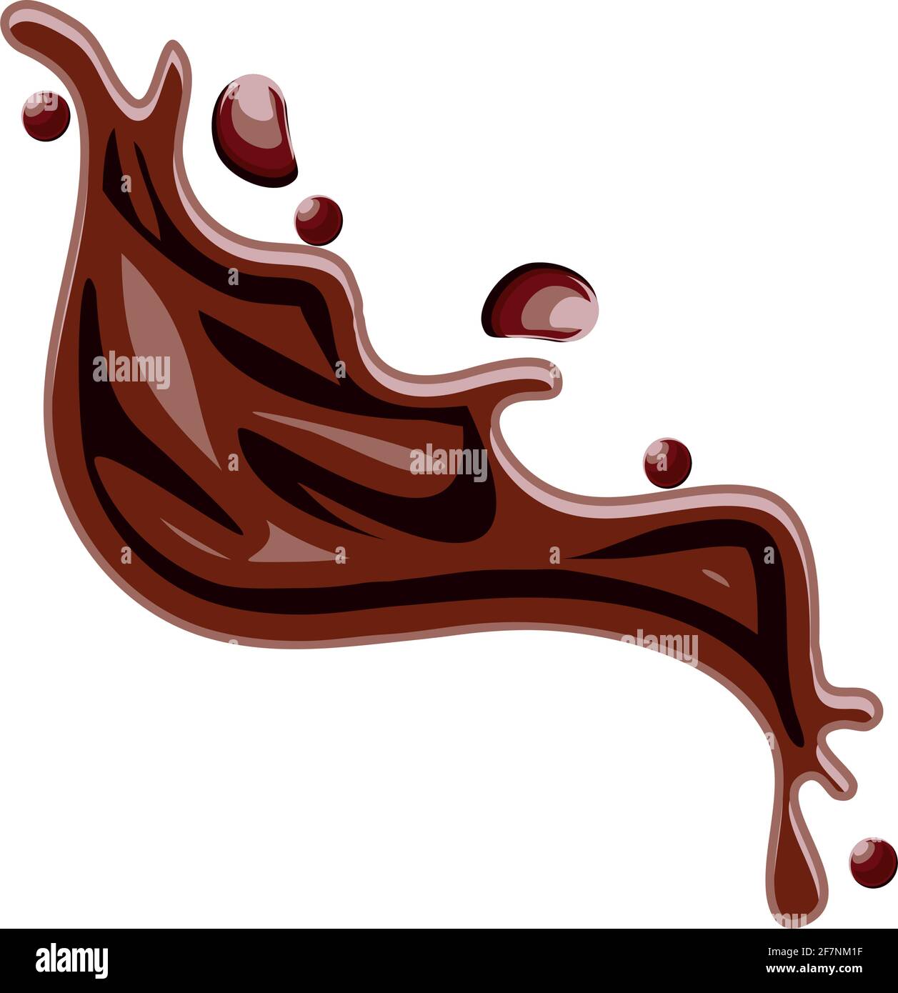 chocolate pouring liquid Stock Vector Image & Art - Alamy