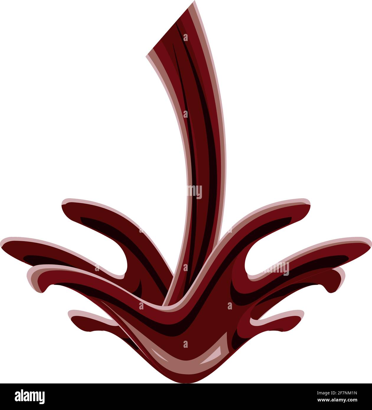 chocolate pour splash Stock Vector Image & Art - Alamy