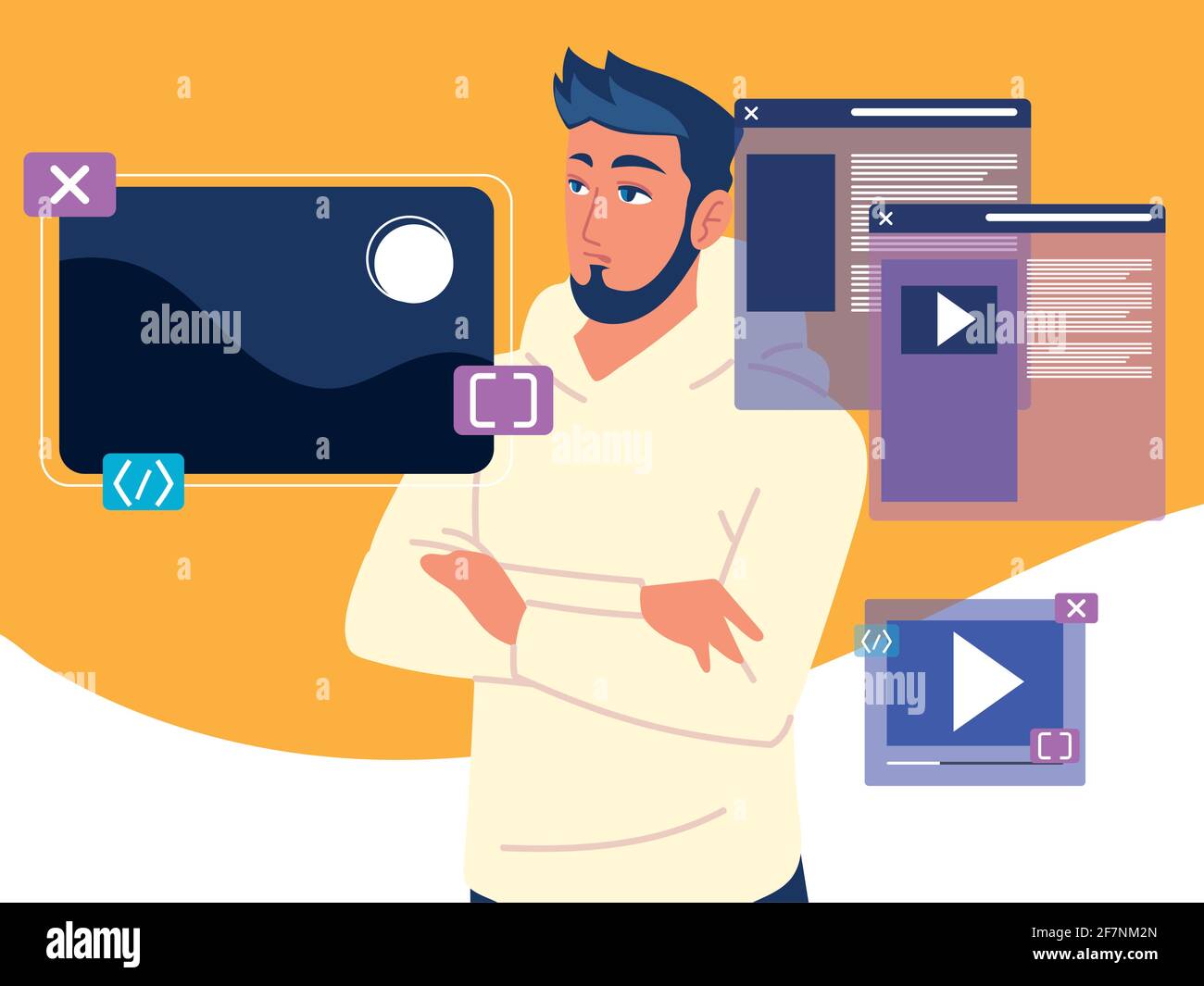 Terchnology Stock Vector Images - Alamy