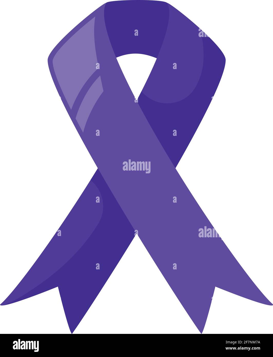 purple ribbon icon Stock Vector Image & Art - Alamy