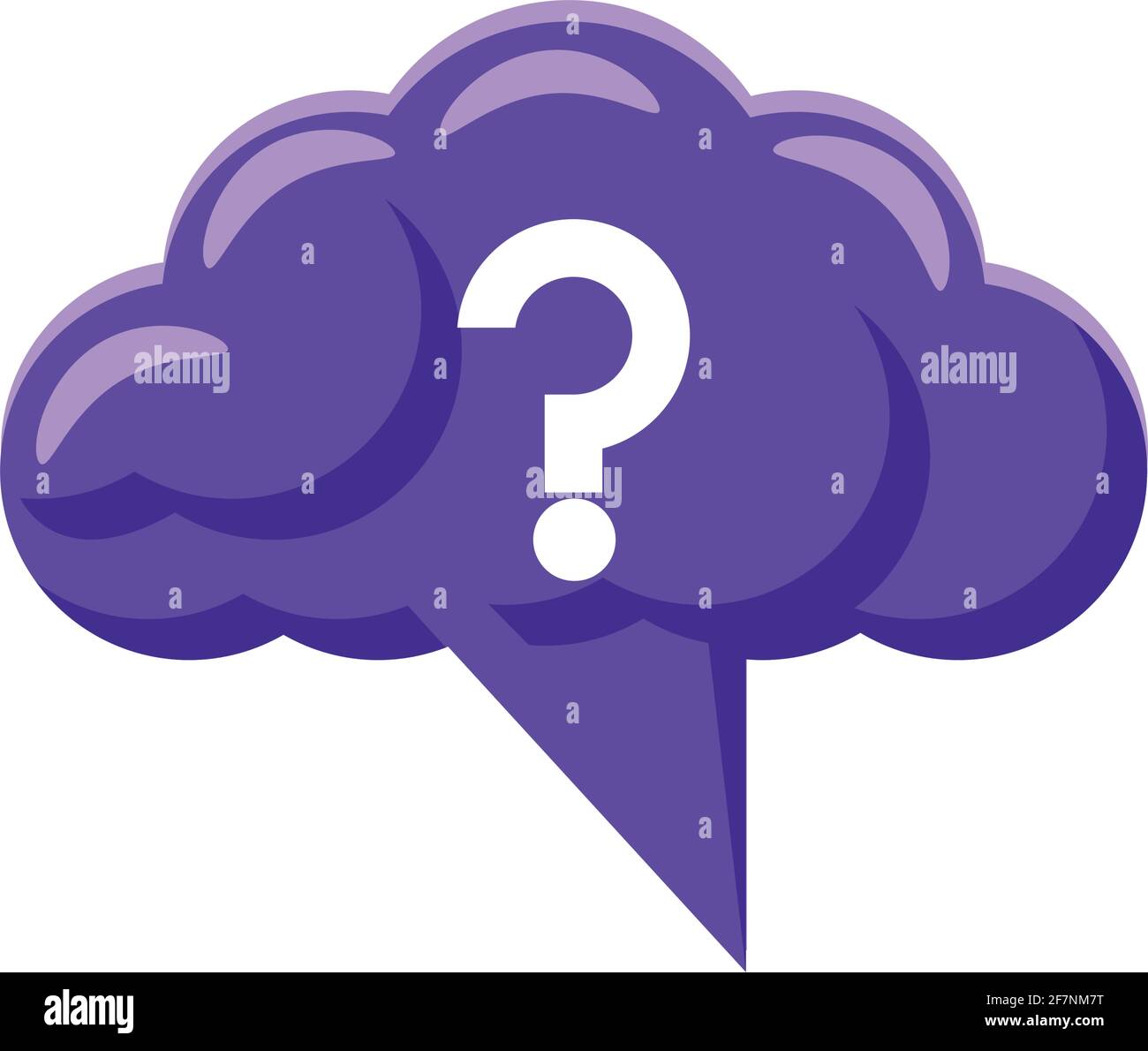 cloud question mark Stock Vector Image & Art - Alamy